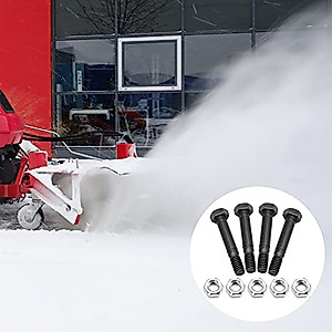 Ganivsor Replacement Snowthrower Shear Pin 4Bolt & 5Nut for Ariens Snowblower 52100100 521001 00659100 ST824E ST1027LE