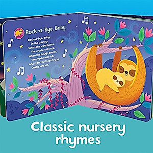 Baby's First Bedtime Songs (Interactive Children's Song Book with 6 Sing-Along Tunes)