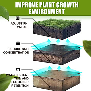 XIRUJNFD Soil Activated Treasure-You Will Be Amazed! Indoor Plant Fertilizer, Soil Activated Treasure, Fertilizer for Plants Flower Lawn, Improve Plant Growth (100g,3Pcs)