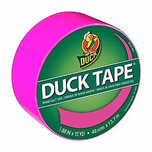 Duck Brand Color Duct Tape: 1.88 in. x 15 yds. (Atomic Yellow)