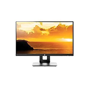 HP VH240a 23.8-Inch Full HD 1080p IPS LED Monitor with Built-In Speakers and VESA Mounting, Rotating Portrait & Landscape, Tilt, and HDMI & VGA Ports (1KL30AA) - Black