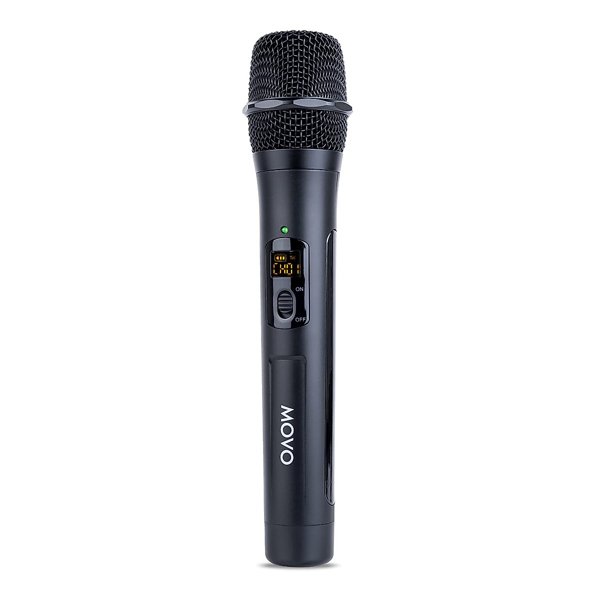 Movo WMX-7-TH VHF Portable Handheld Microphone Transmitter for The WMX-7 Wireless Microphone System - 12-Channel Wireless Mic Best Wireless Microphones for Weddings, Interviews, Presentations