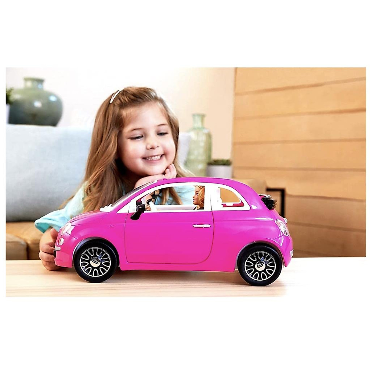 Barbie Fiat 500 Doll and Vehicle
