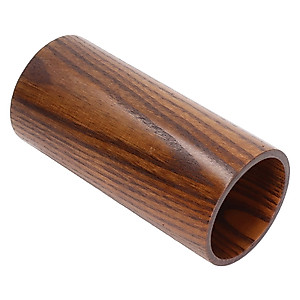 Wooden Kitchen Utensil Holder, 7.8x3.5inch Round Wooden Chopstick Storage Barrel for Spoons Spatula Spurtles Straws Cooking Tools