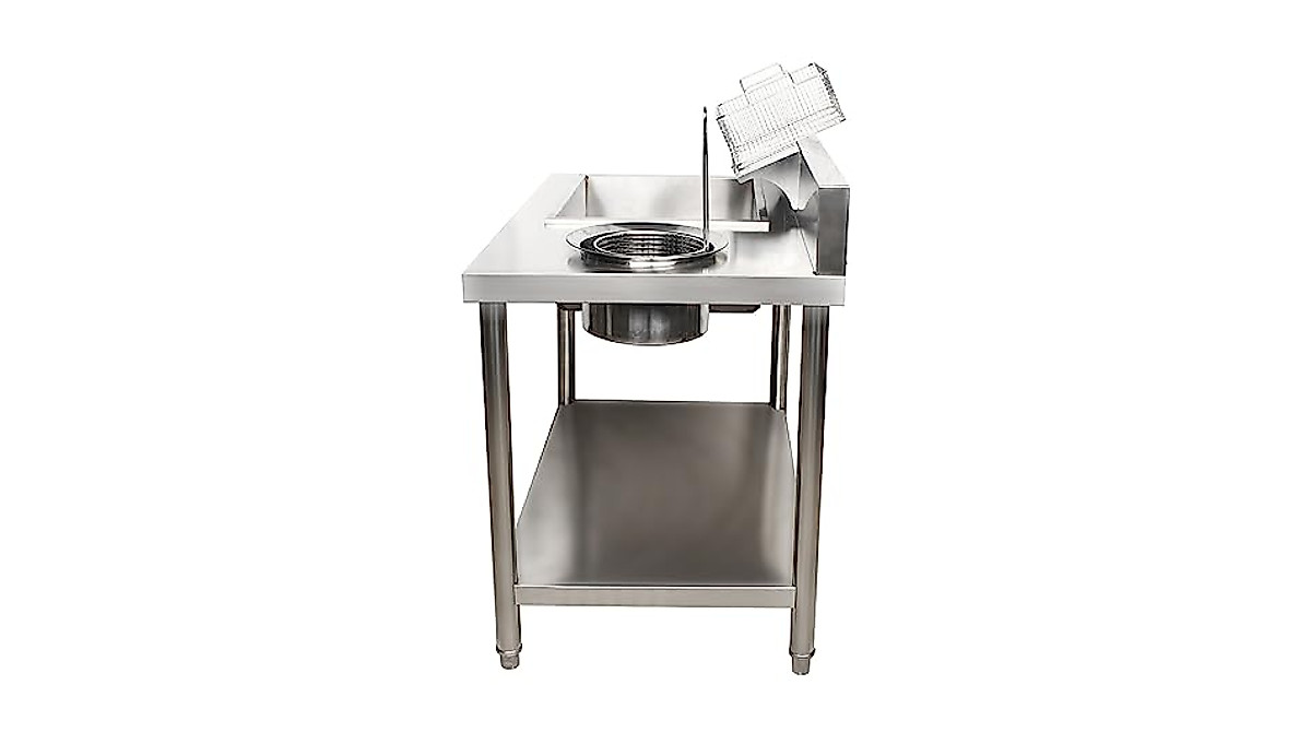 Stainless Steel Breading Table for Commercial Kitchens