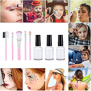 492 Temporary Glitter Tattoo Kit for Kids, 41 colors glitter powder 215 rhinestones 204 stencils 24 glitter powder 3 glue 5 brushes Waterproof tattoos for parties, Adults & Kids Glitter Make Up Kit