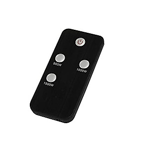 Hiland HIL-PHE-1500BR Electric Gazebo Indoor/Outdoor Heater with LED/Remote, 1500 Watts, Large, Black