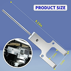 Vanshly Metal Toggle Drive Connector Fits for Lazyboy Power Recliners, Fits for All L-Z-Boy Power Recliners, Silver