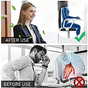 Ergonomic Foot Rest Under Desk, Adjustable 6 Height Office Foot Rest for Under Desk with Soft Comfort Gel Pad, Foot Rest Under Desk with Massage Surface, Soft Comfort Gel Pad for Leg Pain Relief