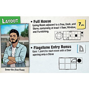 Floor Plan: A Roll & Write Home Design Game, Ages 8+, 1-100 Players, 20 Mins