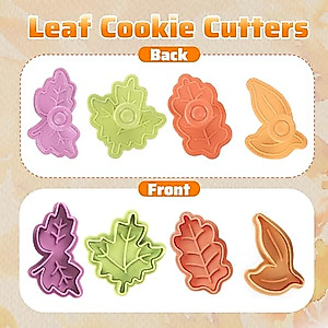 Yunko Cake Leaves Baking Pie Crust Cutters Set of 4