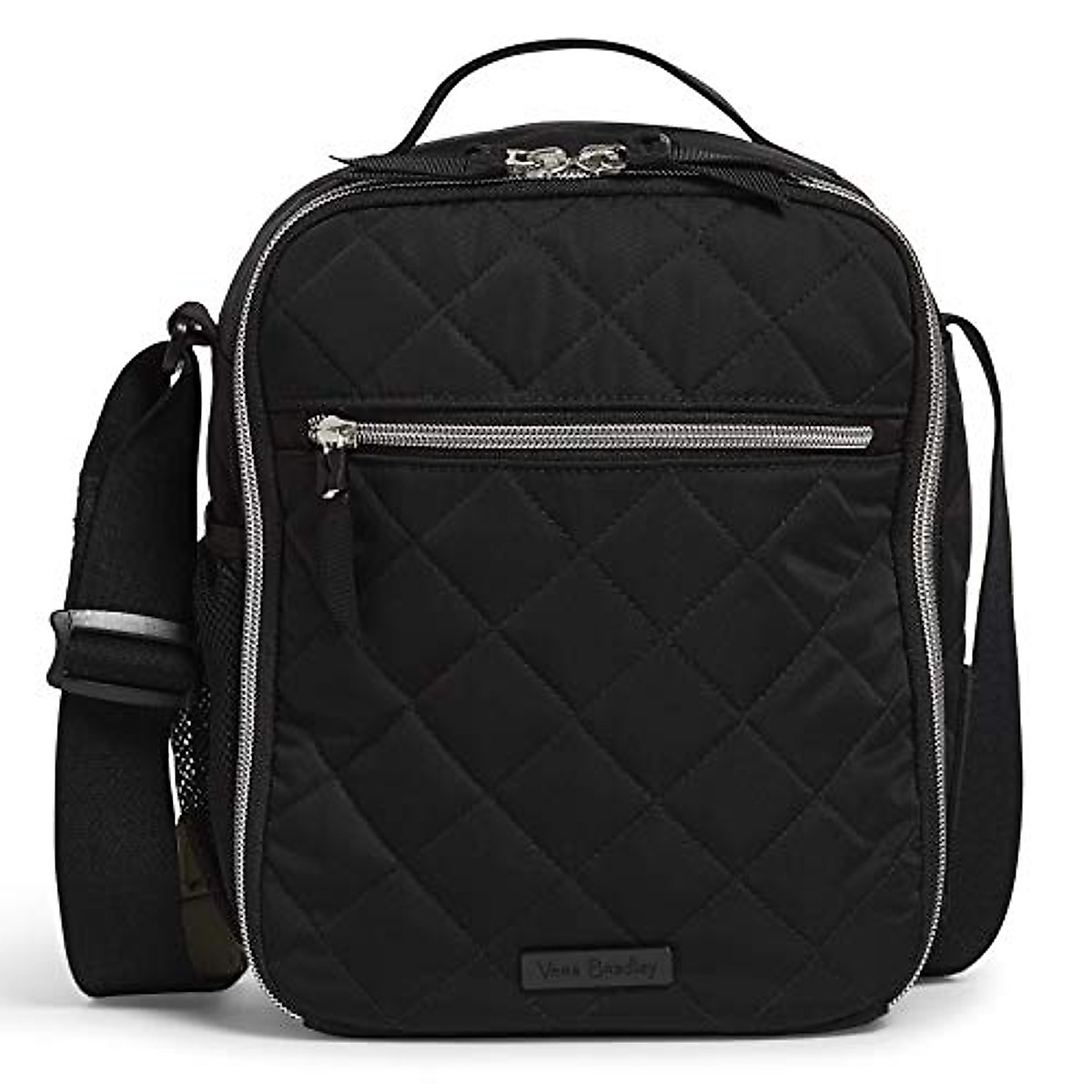 Vera Bradley Women's Women's Performance Twill Deluxe Lunch Bunch Lunch Bag, Black, One Size