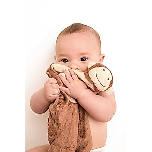 Angel Dear - Brown Monkey, Cuddle Twins Blankie Set
