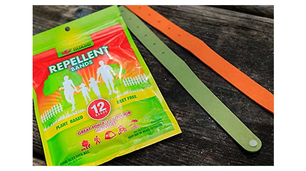 Mosquito Guard Repellent Bands - Natural, DEET-Free, Family Safe