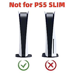 Digital Edition Face Plates Cover Skins Shell Panels for PS5 Console, Accessories for Playstation 5 Protective Replacement Faceplates (Galactic Purple)