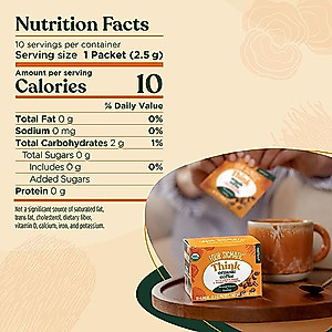 Organic Instant Coffee Powder by Four Sigmatic | Arabica Instant Coffee Singles with Lion's Mane, Chaga and Rhodiola | Mushroom Coffee Instant Mix for Better Focus and Immune Support | 10 Packets