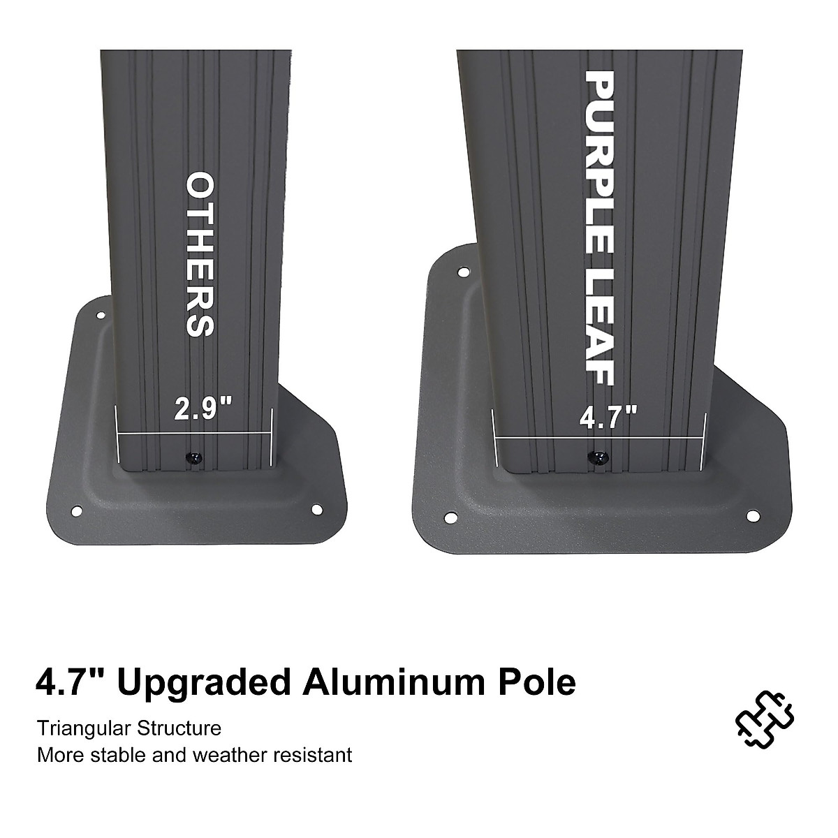 PURPLE LEAF 12' x 20' Permanent Hardtop Gazebo with Galvanized Steel Double Roof and Aluminum Frames Outdoor Large Pavilion Gazebo for Patio Deck Garden, Netting and Curtains Included, Light Grey