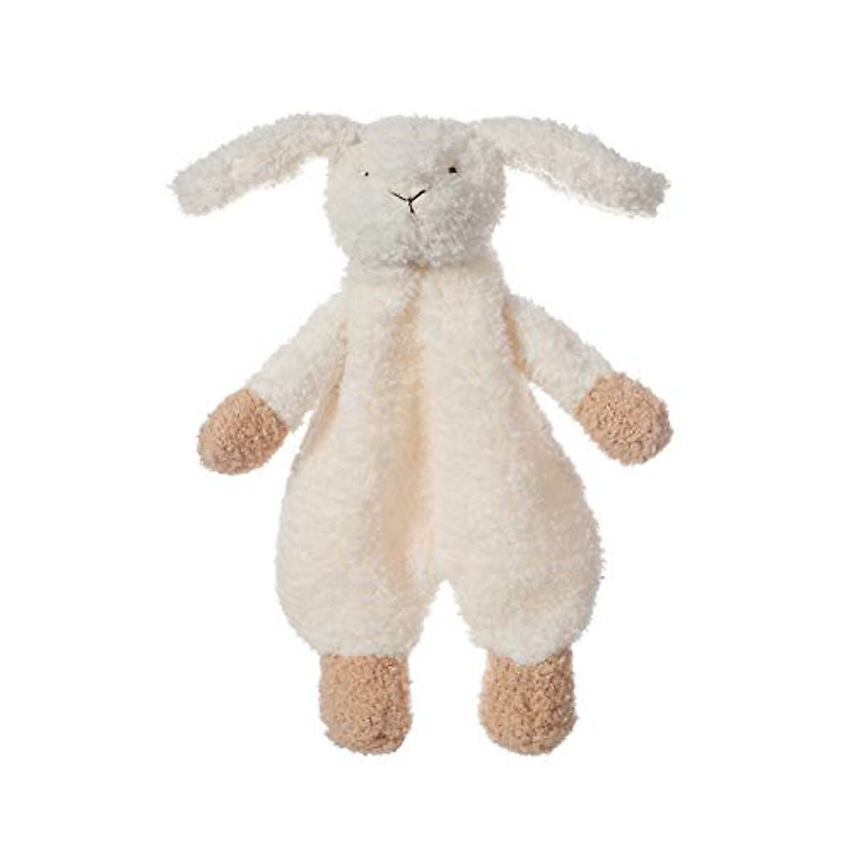 Apricot Lamb Stuffed Animals Security Blanket White Bunny Rabbit Infant Nursery Character Blanket Luxury Snuggler Plush(White Bunny, 10 Inches)