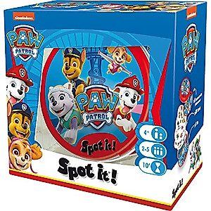 Zygomatic Spot It! Paw Patrol - Beloved Family Card Game with Paw Patrol Characters! Fun Matching Game for Kids, Ages 4+, 2-5 Players, 10 Minute Playtime, Made