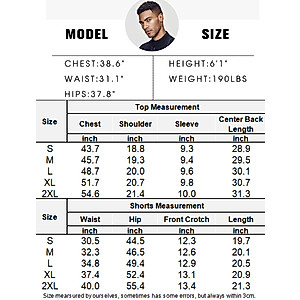 COOFANDY Men's Vacation Outfits Sets 2 Piece Button Up Shirt Hawaiian Short Sets