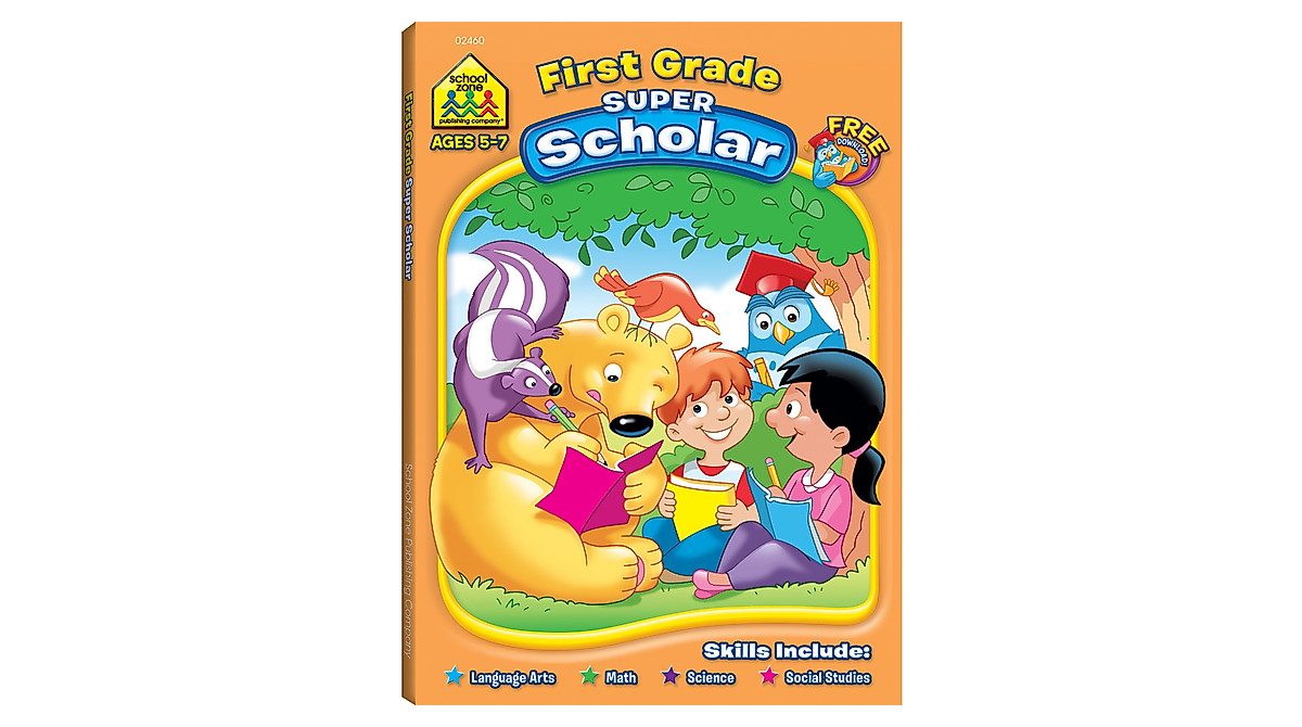 First Grade Super Scholar Workbook - Educational Activities for Ages 5-7