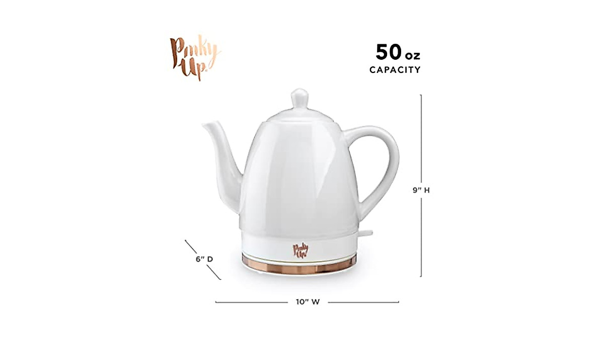 Fast Boiling Pink Up Noelle Electric Tea Kettle
