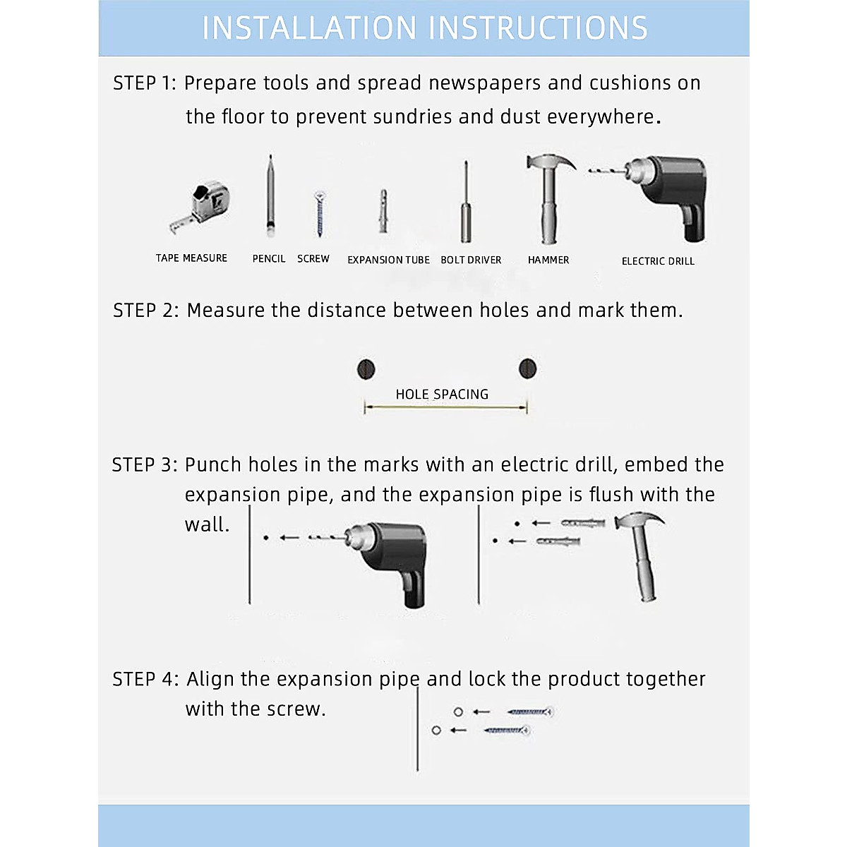 OFILLES 6 Pcs Black Wine Racks Wall Mounted, Wall Wine Bottle Holder Display, Metal Hanging Wine Rack Organizer for Beverages/Liquor Bottles Storage