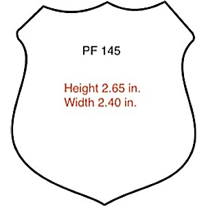 Perfect Fit Shield Wallets NYPD Patrol Officer New York City Police Department Patrolman Hidden Badge Wallet Leather Black (Cutout PF-145)