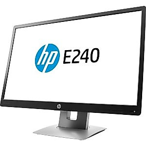 HP M1N99A8#ABA EliteDisplay E240 23.8'' 1080p Full HD LED-Backlit LCD Monitor, Black/Silver