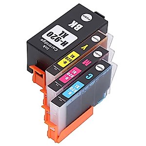 4Pcs Ink Cartridge for HP Ink Cartridge Replacement Printer Ink Cartridge Officejet 6000 6500 6500 Wireless 6500A 7000 7500 7500A Printers