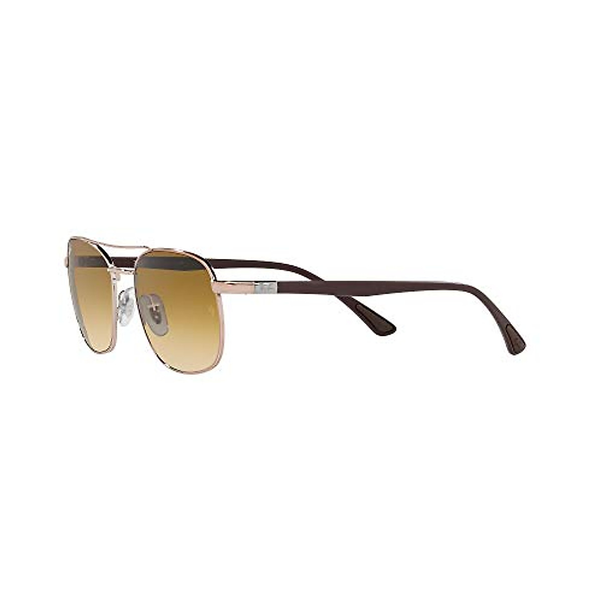 Ray-Ban RB3670 Square Sunglasses, Copper/Clear Gradient Brown, 54 mm