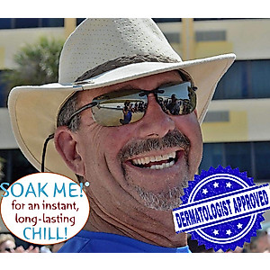 Aussie Chiller Outback Bushie – Perforated Hat for All Seasons/Made in Australia (Grey, Large)