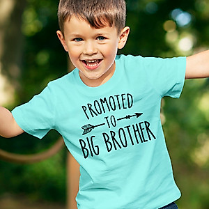 Promoted to Big Brother Arrow Sibling Reveal Announcement Shirt for Boys Big Brother Sibling Outfit Chill Shirt 2T