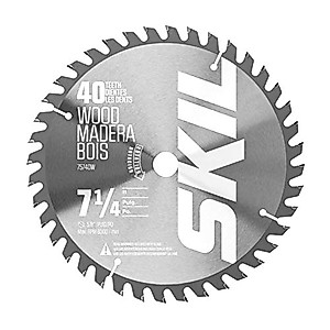 SKIL 75740W 7-1/4-Inch 40-Tooth Carbide Tipped Circular Saw Blade for SKIL Circular Saw 5280-01/5180-01/5080-01