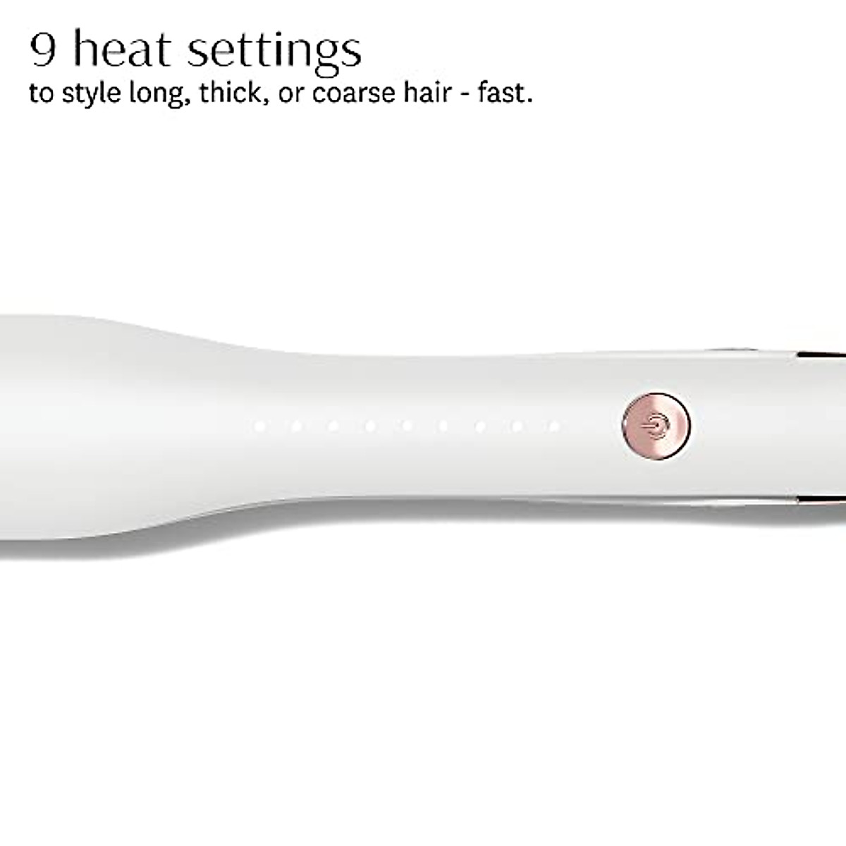 T3 Lucea 1.5” Professional Flat Iron with Wider Plates for Smooth, Frizz-Free Results on Long, Thick or Coarse Hair, Custom Blend Ceramic Straightening & Styling Iron with 9 Adjustable Heat Settings