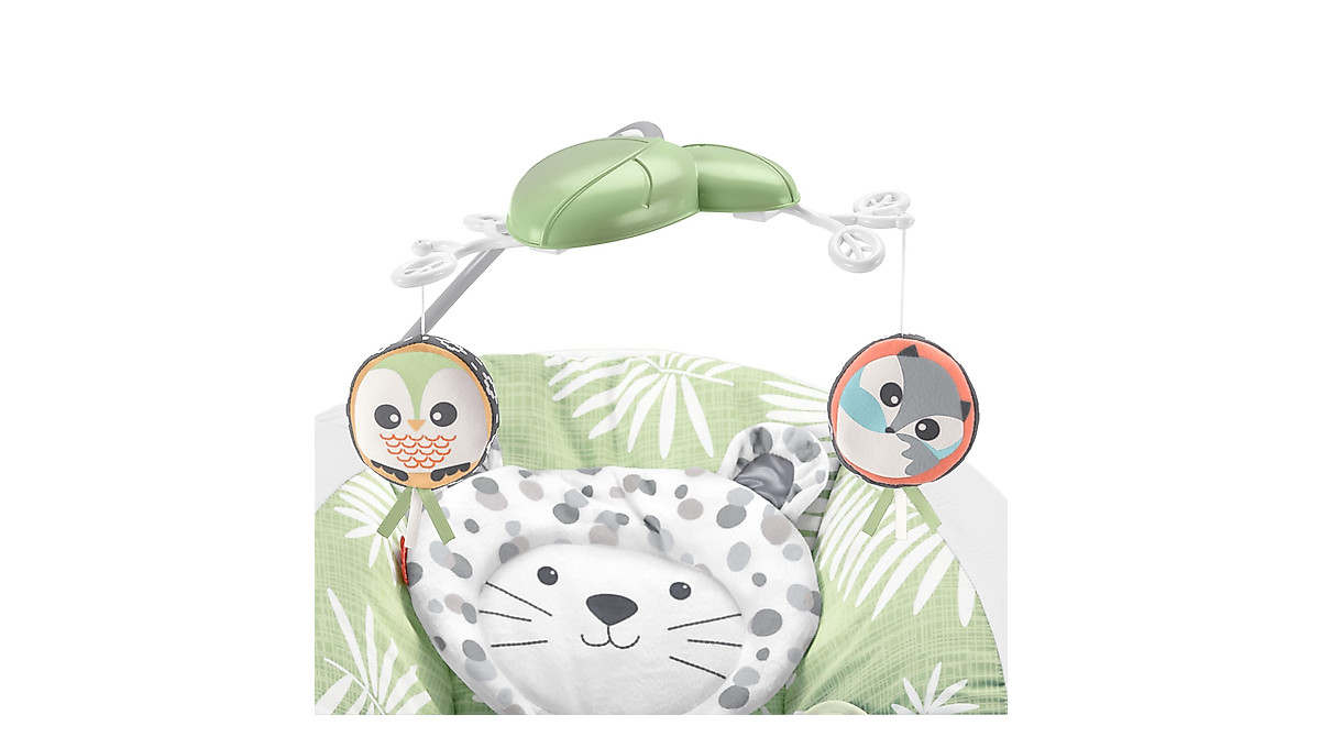 Fisher-Price Snow Leopard Bouncer - Soothing Baby Seat & Vibrations