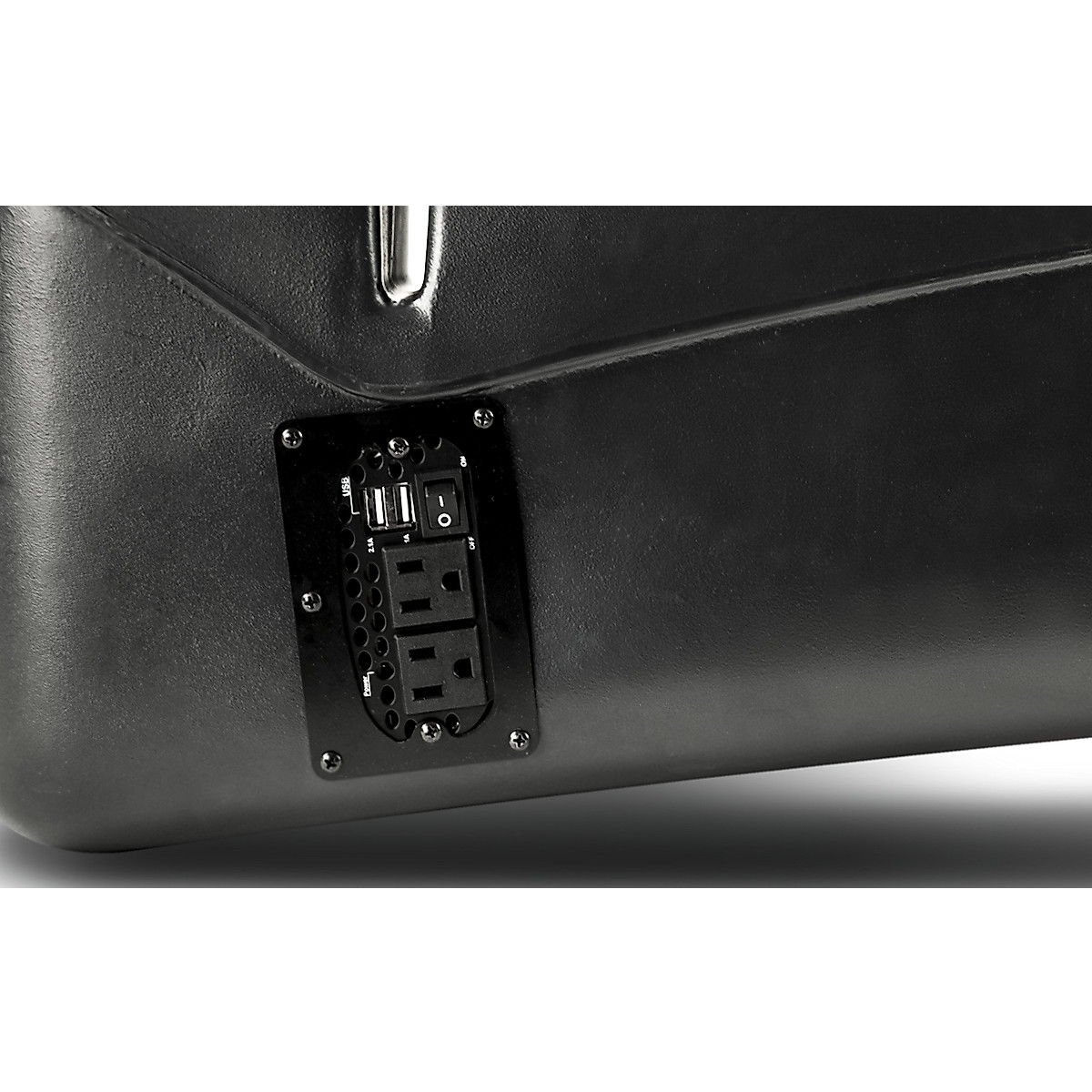 AutoExec AUE10760 GripMaster Car Desk Realtree Edge Camouflage with Built-in 200 Watt Power Inverter and Printer Stand