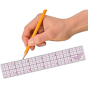 Westcott 6" Engineers’ Protractor Ruler (W-8)