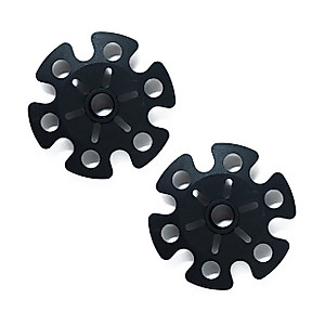 Montem Trekking Pole Snow Baskets/Hiking Pole Replacement Snow Baskets - Fits All Standard Hiking/Trekking/Walking Poles - Pack of 2