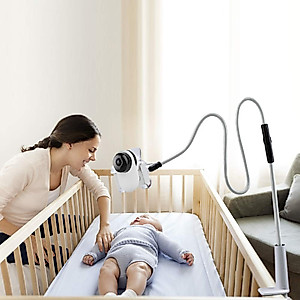 Topwon Universal Baby Camera Mount, Baby Monitor Holder - Flexible Camera Stand for Nursery/Mobile Phone