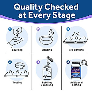 Doctor‘s Recipes Melatonin 10 mg Fast Dissolve 120 Tablets, Natural Sleep Support, Promote Relaxation & Calmness, Non-GMO, Natural Strawberry Flavor, No Water Needed