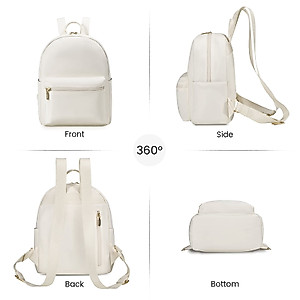 LOVEVOOK Mini Backpack for Women Small Waterproof Backpack Purses Daily Backpack Fashion Wine Red