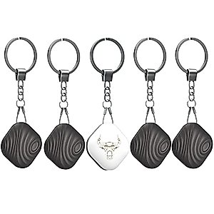Nutale Key Finder, 5-Pack Bluetooth Tracker Item Locator with Key Chain for Keys Pet Wallets or Backpacks and Tablets