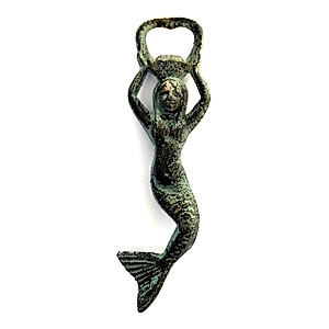 Mythical Mermaid Beer Bottle Opener – Unique Nautical Bar Decor – Best Friend Barware Gift – Stocking Stuffer