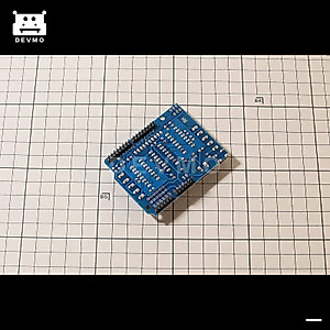 DEVMO L293D Motor Drive Shield Expansion Board Compatible with Ar-duino Duemilanove Mega UNO R3 AVR ATMEL
