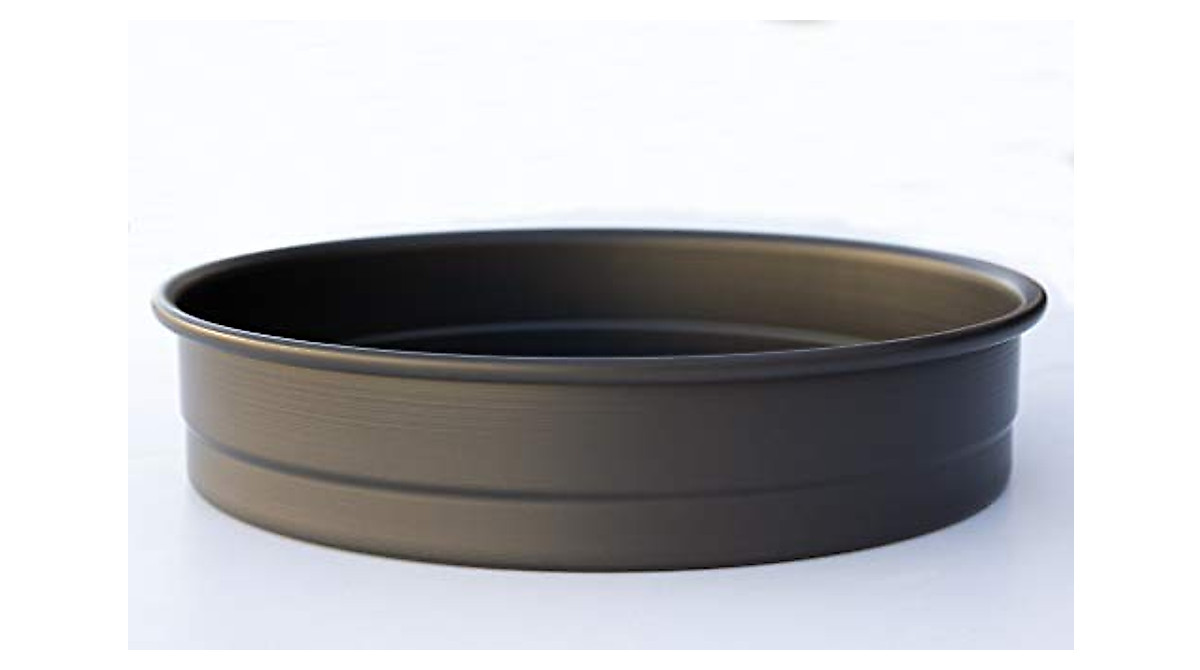 LloydPans Deep Dish Stacking Pizza Pans – Pre-Seasoned