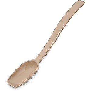 Carlisle FoodService Products Plastic Solid Spoon, 9 Inches, Beige