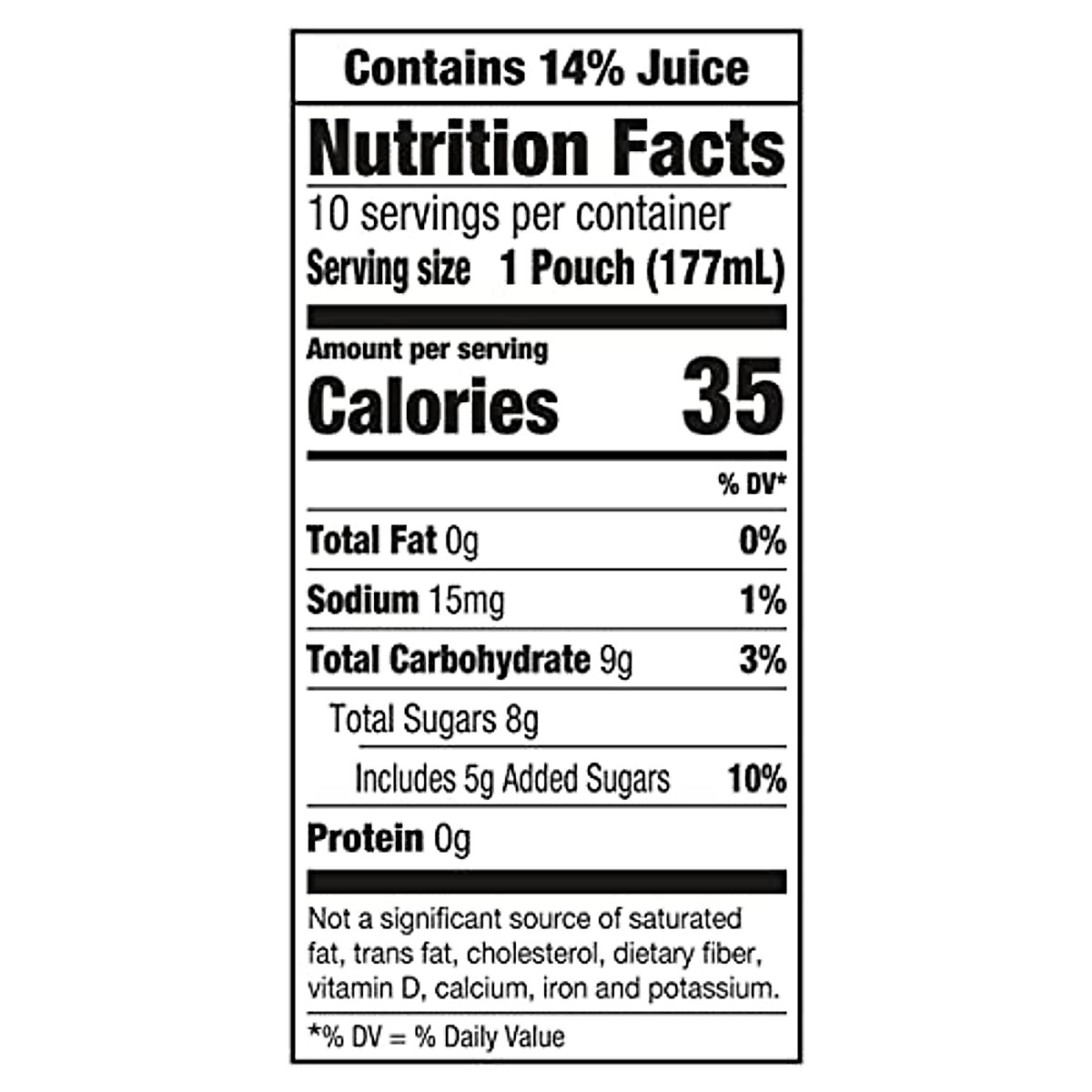 Capri Sun Pacific Cooler, 6 Fl Oz Pouches, 10 Pack