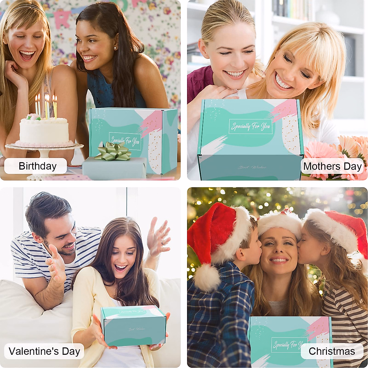 Happy Birthday Gifts for Women, Mothers Day Gifts for Mom Sister Her Best Friend Wife Aunt Teacher, Spa Gift Basket for Women Gift Box, Unique Birthday Gift Ideas for Women Who Have Everything