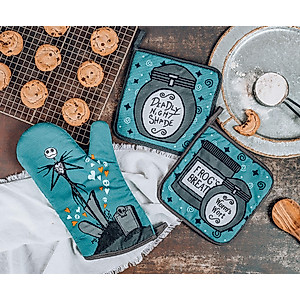 The Nightmare Before Christmas Jack and Sally Kitchen Pot Holders | Set of 2